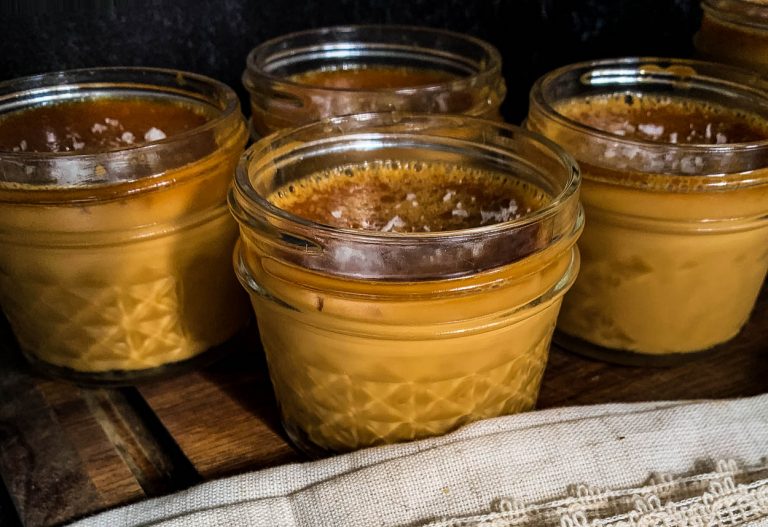 Salted Burnt Caramel Custard » Not Entirely Average