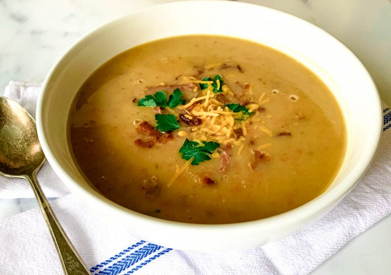 Creamy Plantation Potato and Ham Soup » Not Entirely Average, A Yankees ...
