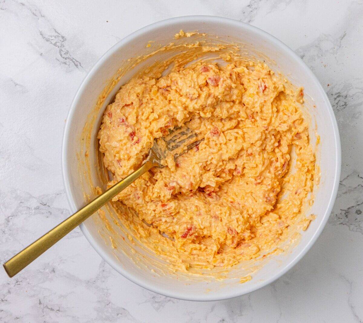 Piquant White Cheddar Pimento Cheese » Not Entirely Average