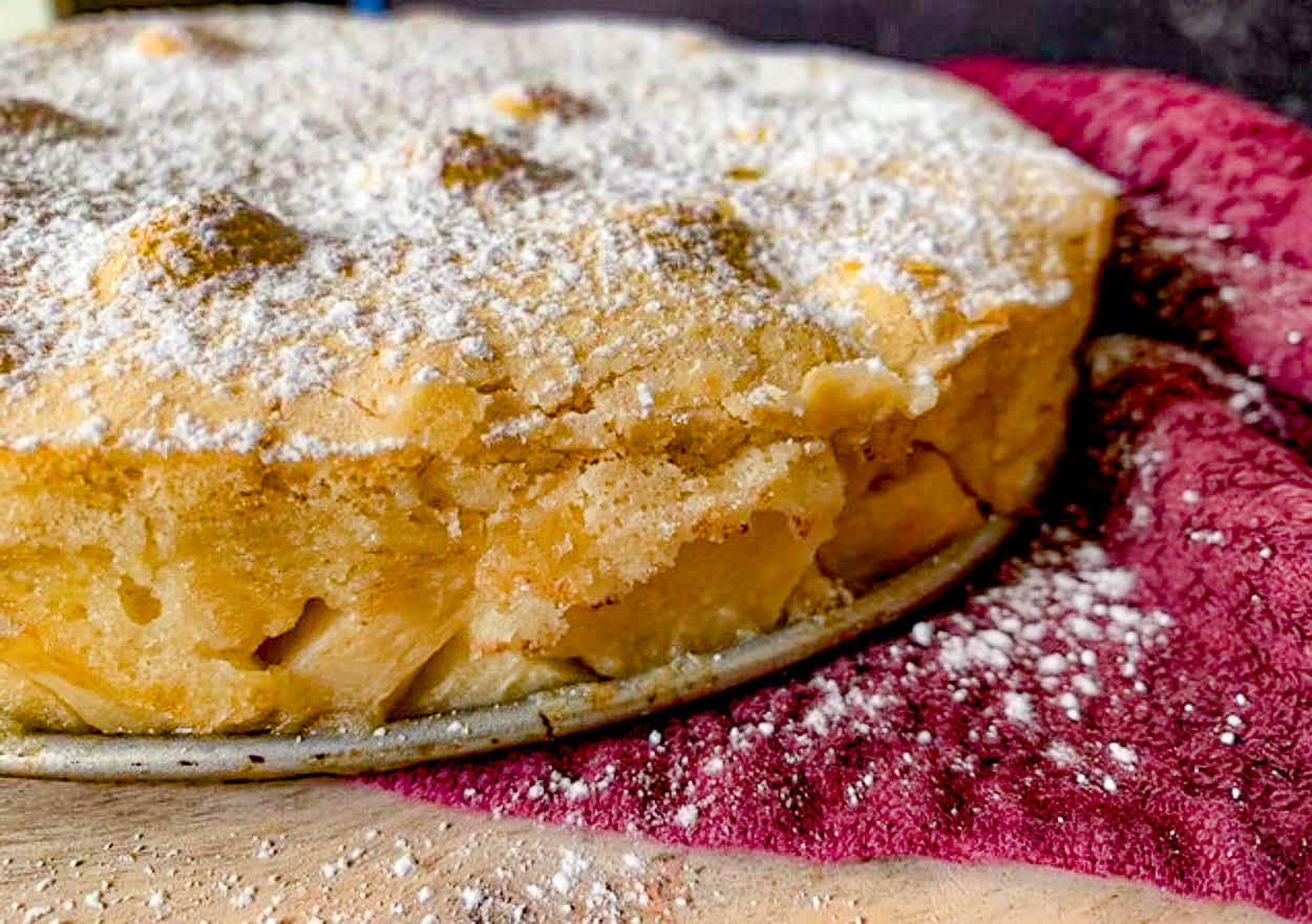 Magic Cake With Autumn Apples » Not Entirely Average