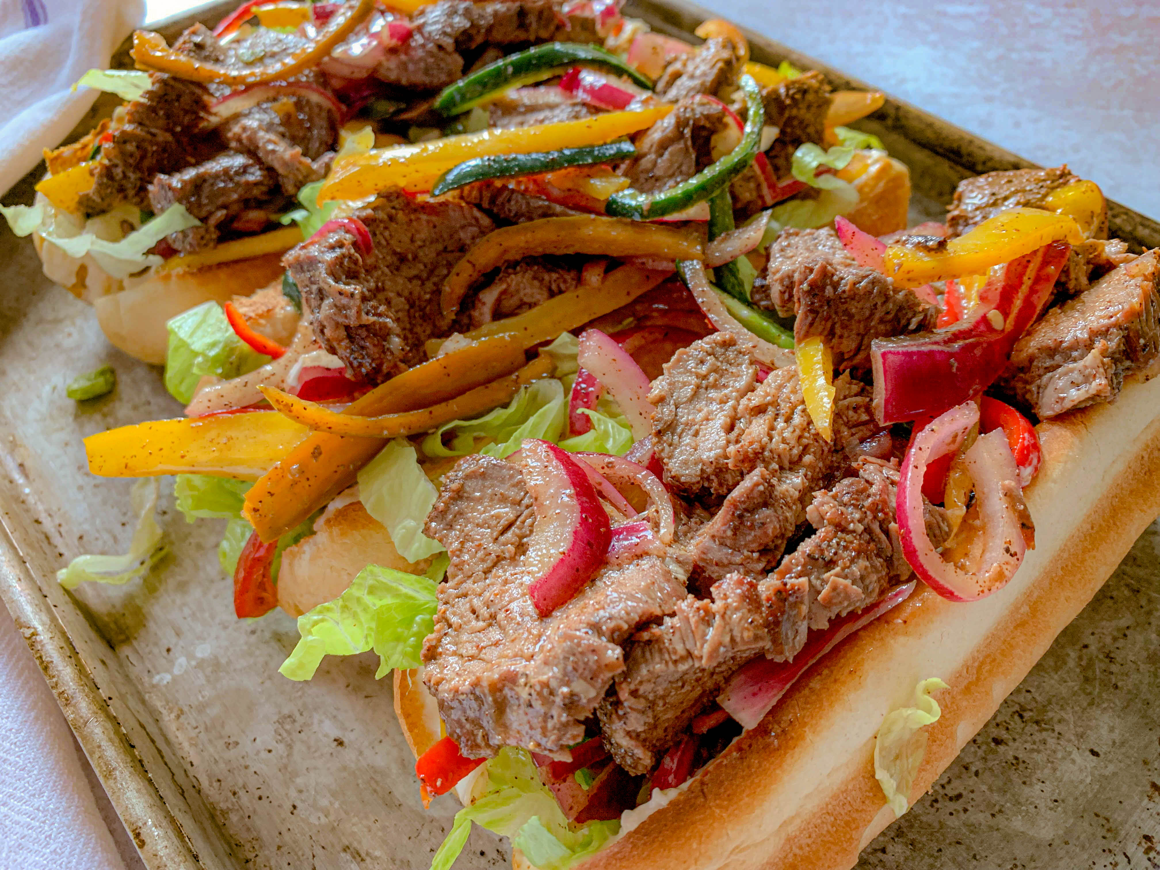 Easy Po' Boy Steak Sandwich » Not Entirely Average