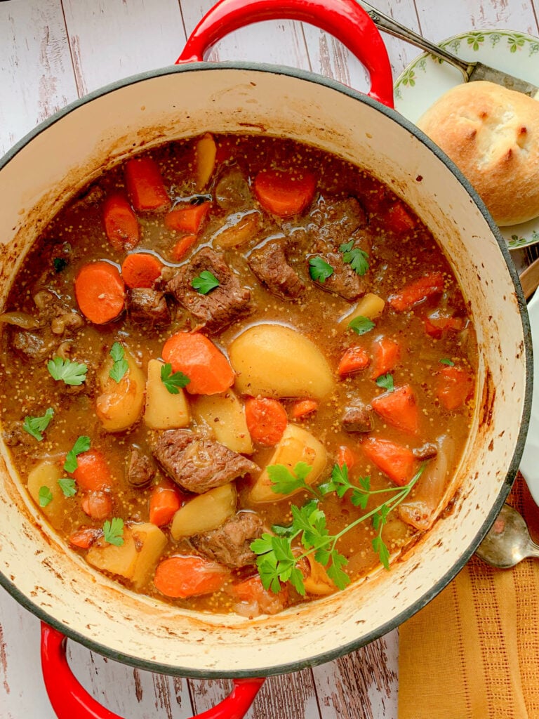 Farm to Table Thick Beef Stew Recipe » Not Entirely Average