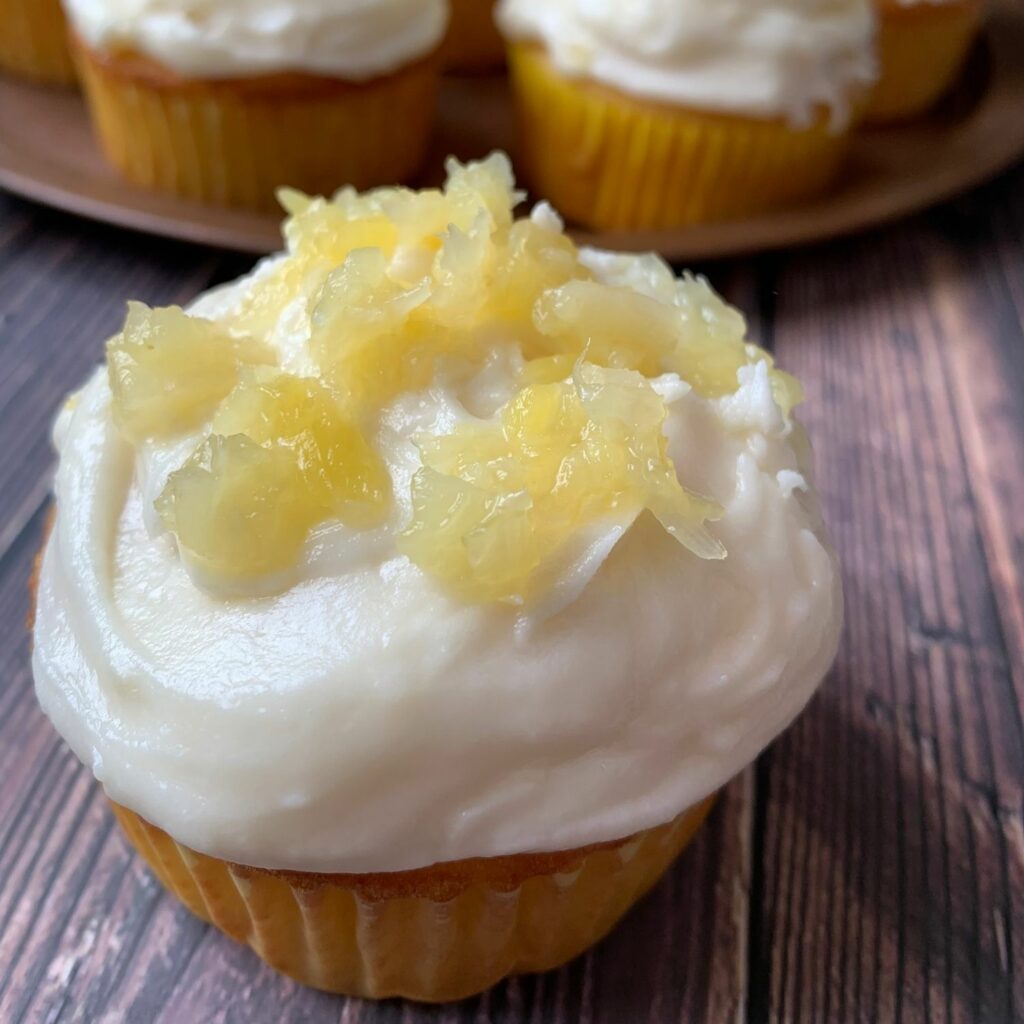 Pineapple and Rum Cupcake Recipe with Boozy Buttercream » Not Entirely ...