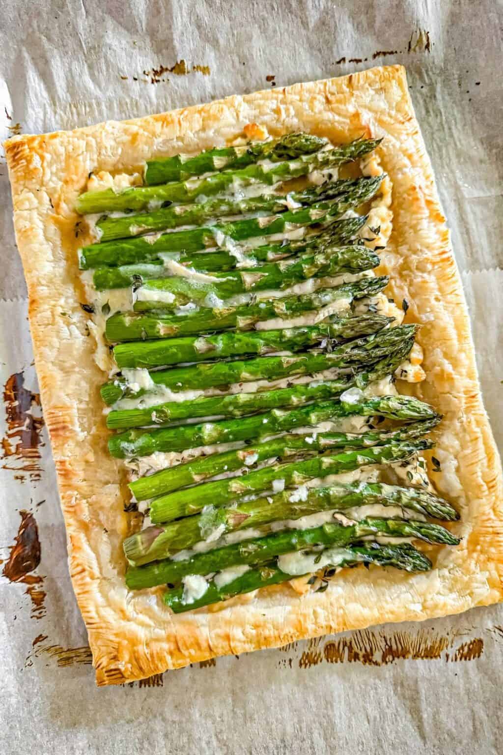 Asparagus Puff Pastry with Boursin » Not Entirely Average
