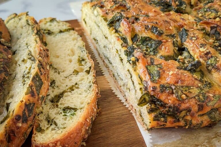 Cheese Bread Recipe with Spinach Pesto » Not Entirely Average, A ...