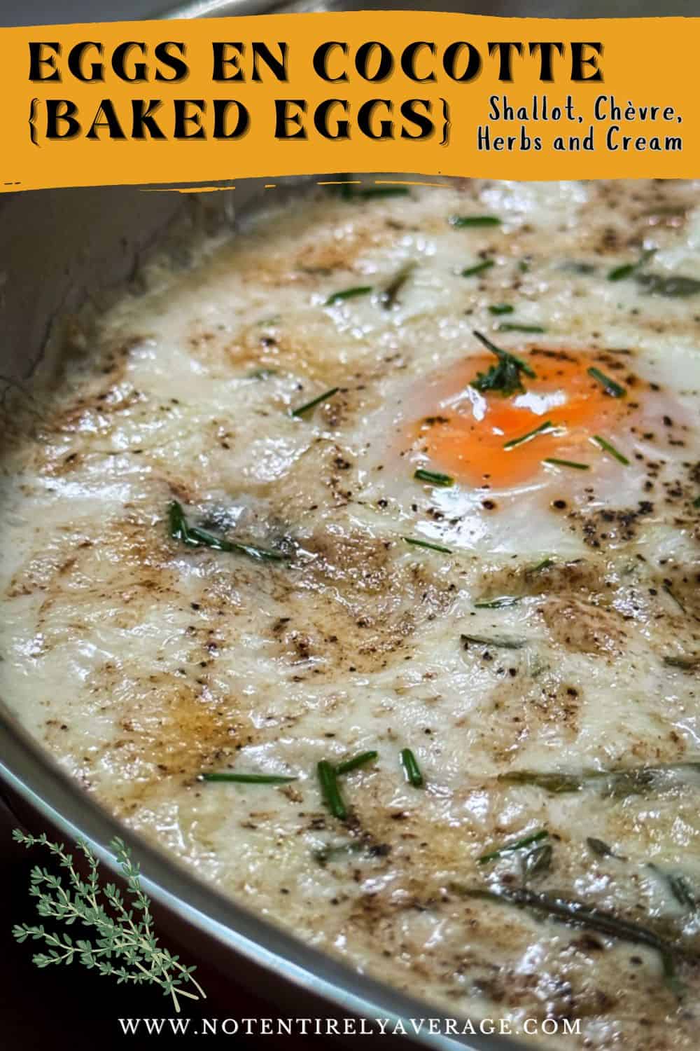How To Make Baked French Eggs (In the Oven) » Not Entirely Average