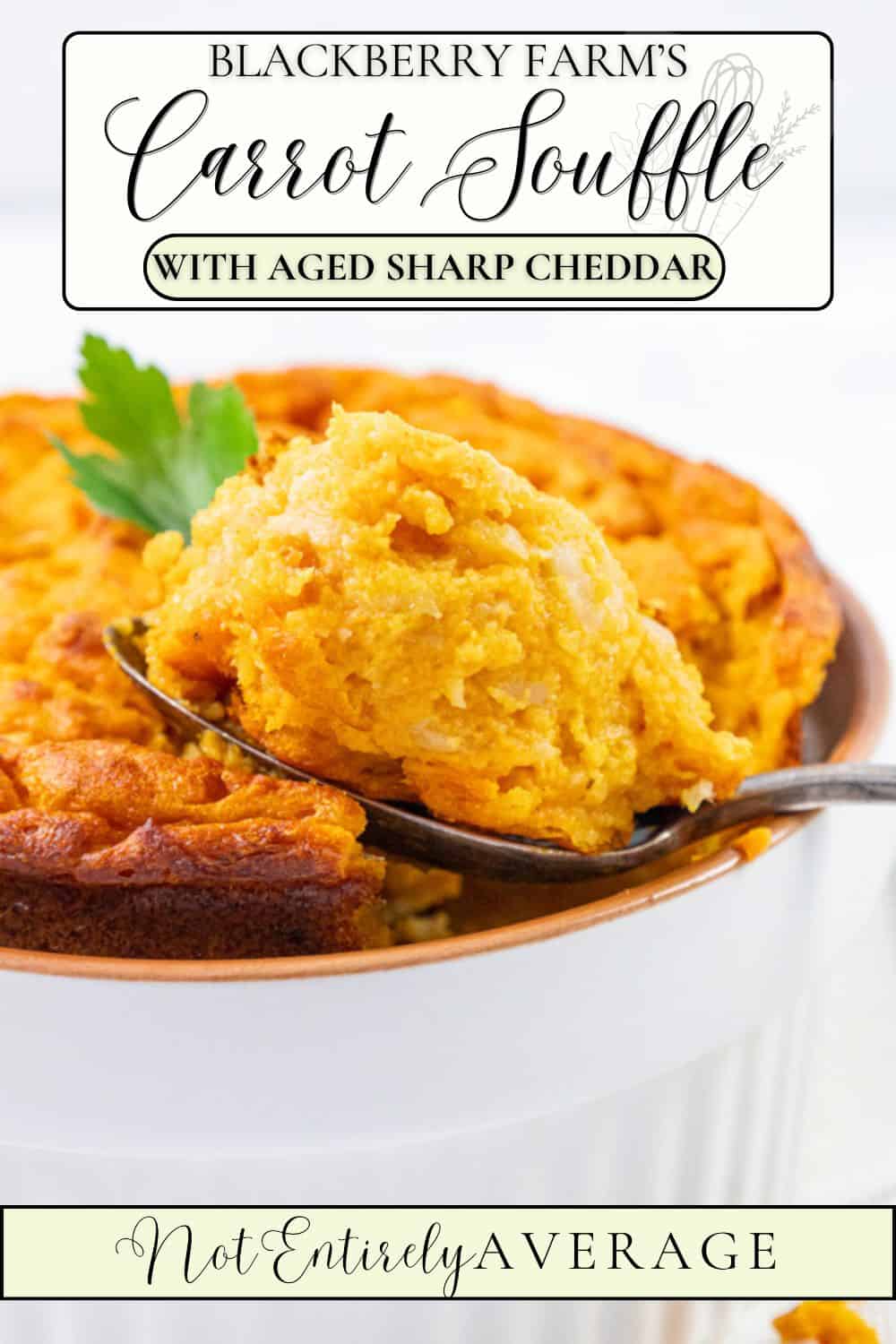 Perfectly Fluffy Carrot and Cheddar Souffle » Not Entirely Average